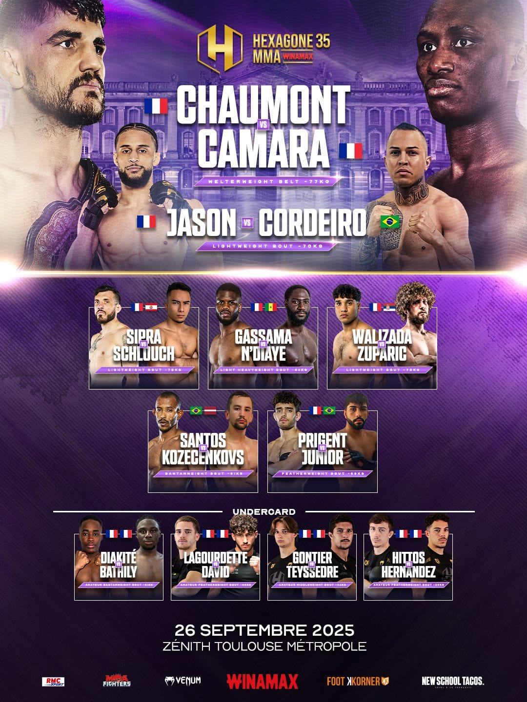 ÉVÈNEMENTS | HEXAGONE MMA